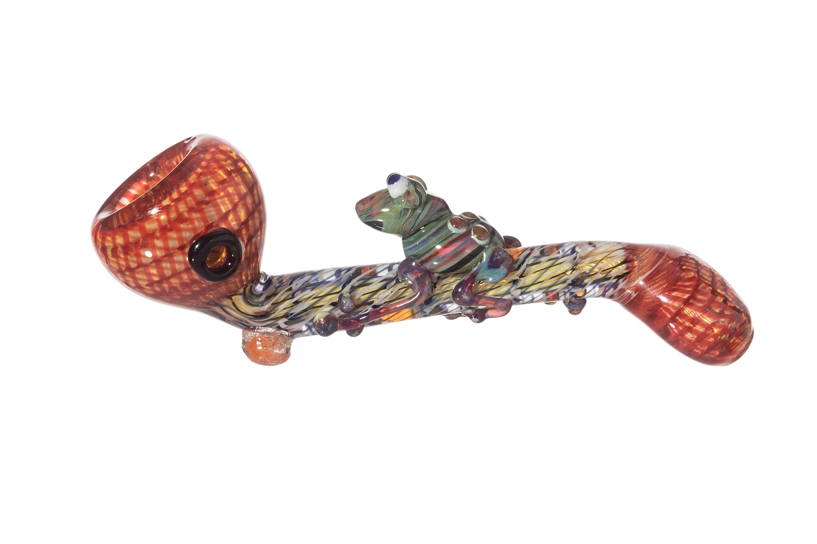 Red Spoon Pipe Frog | Smoke-Nut.com