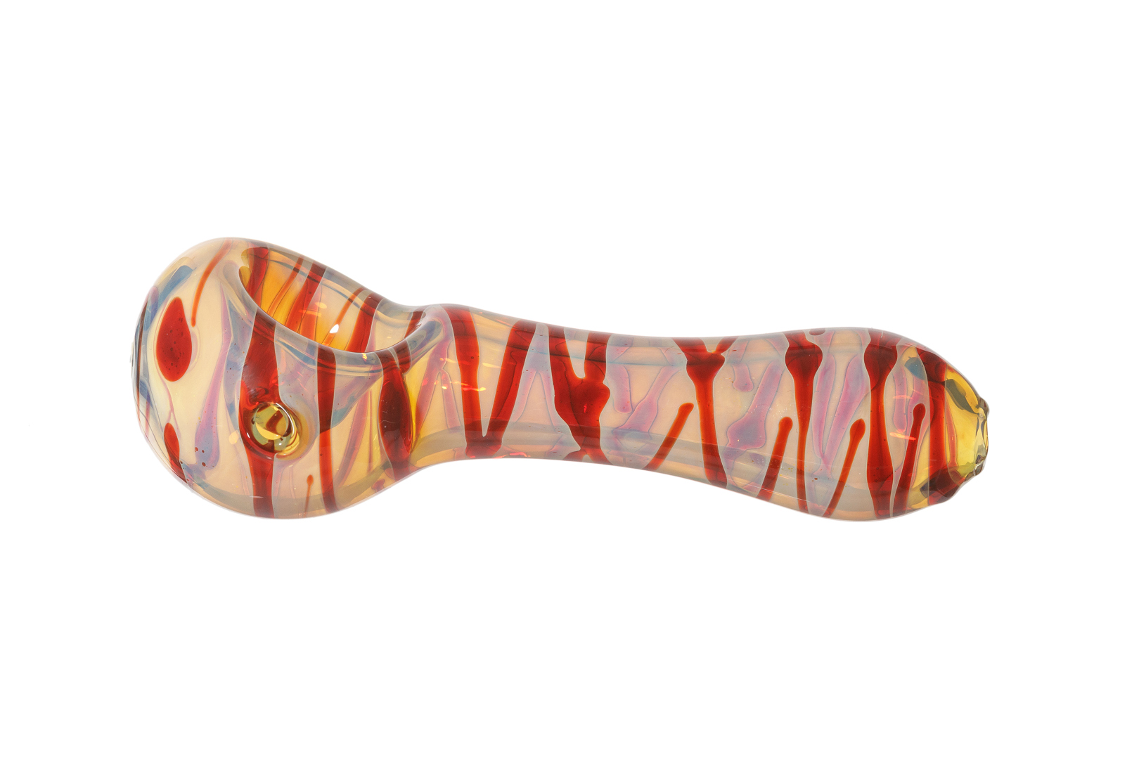Zebra Smoking Spoon, red | Smoke-Nut.com | Smoke-Nut.com