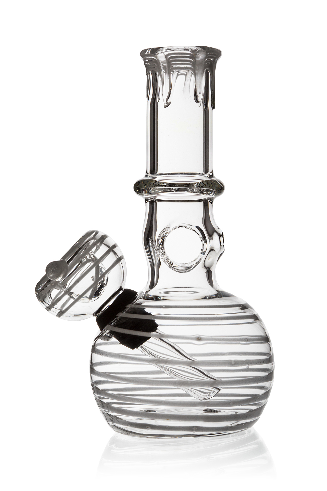 Ultra Mini White Bong 4.3 inches | Smoke-Nut.com | Smoke-Nut.com