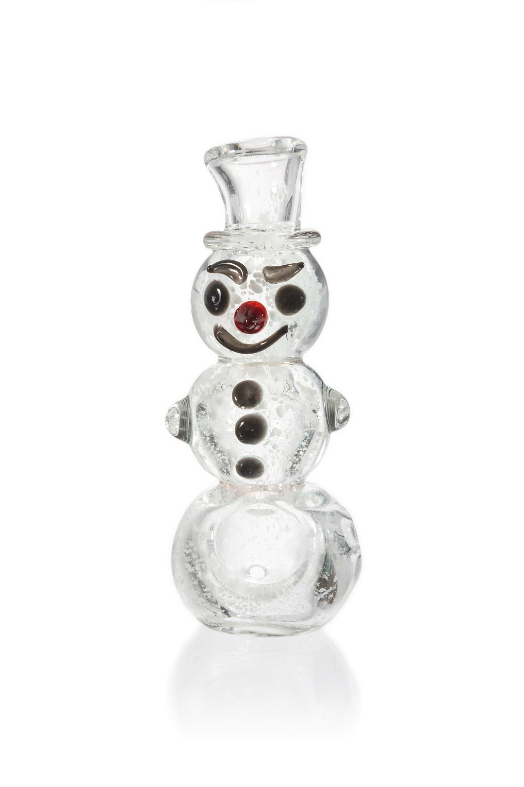 Mini Snowman Glass Pipe | Smoke-Nut.com | Smoke-Nut.com